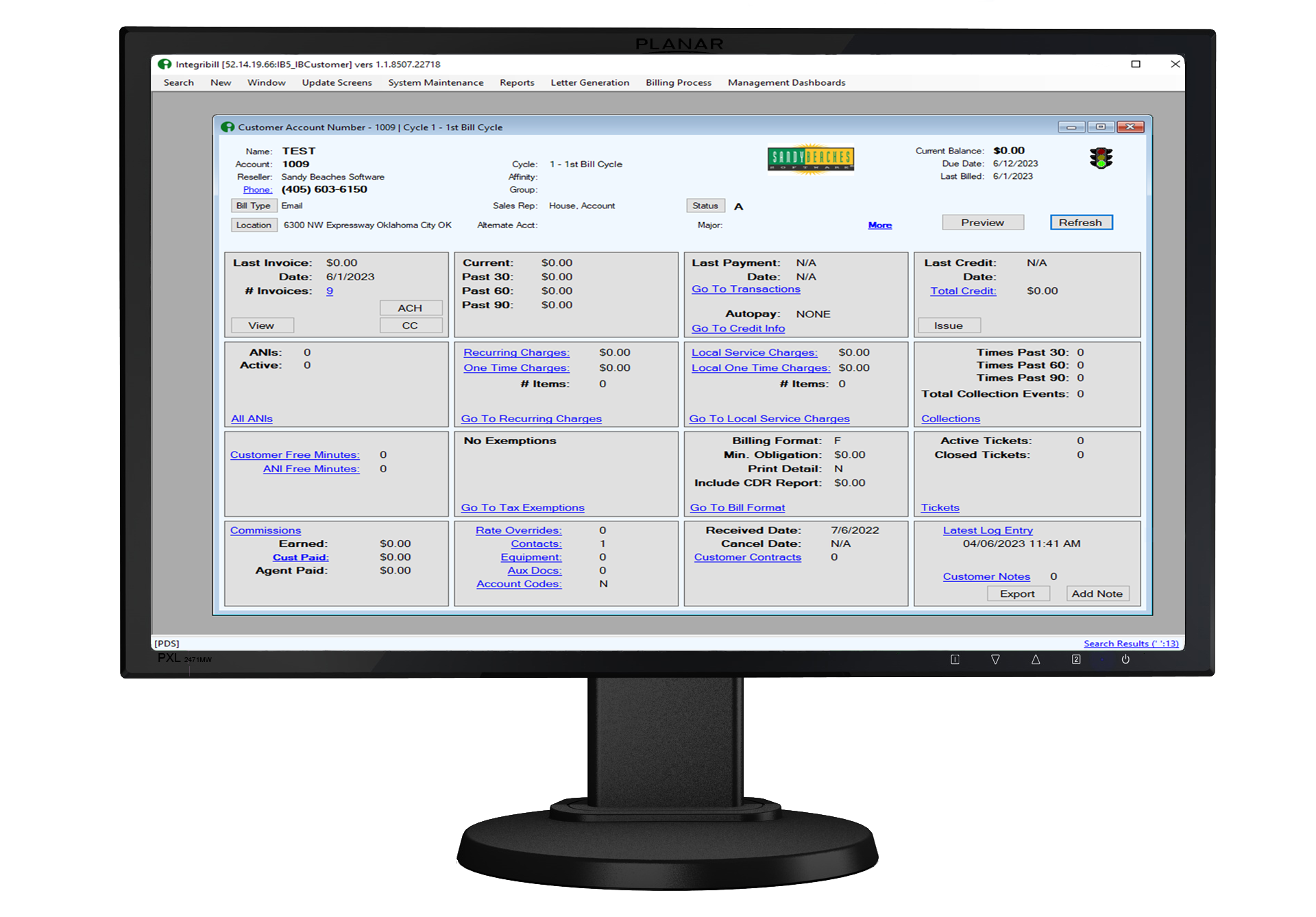 Integribill | Sandy Beaches Software